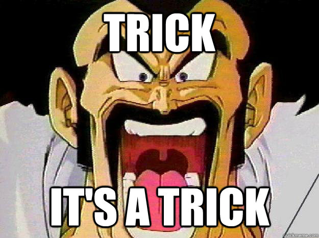 TRICK It's a trick - Ignorant Hercule - quickmeme