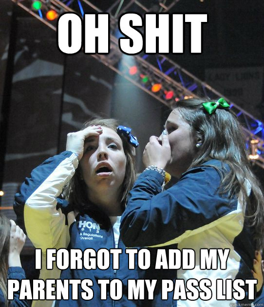 oh shit i forgot to add my parents to my pass list - MaiR&Reads R&Revelation Meme - quickmeme