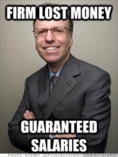 firm lost money guaranteed salaries - stevendavisdumblawyer - quickmeme