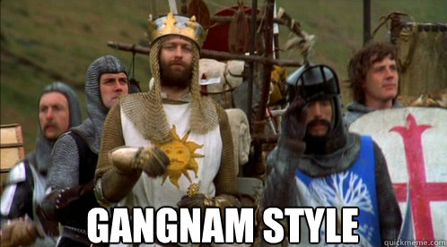 gangnam style - monty python gangnam style - quickmeme
