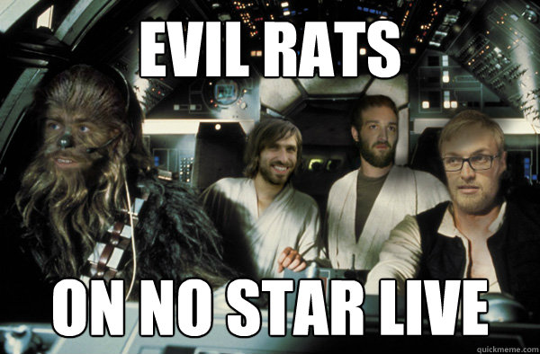 EVIL RATS ON NO STAR LIVE - anewhopepapod - quickmeme