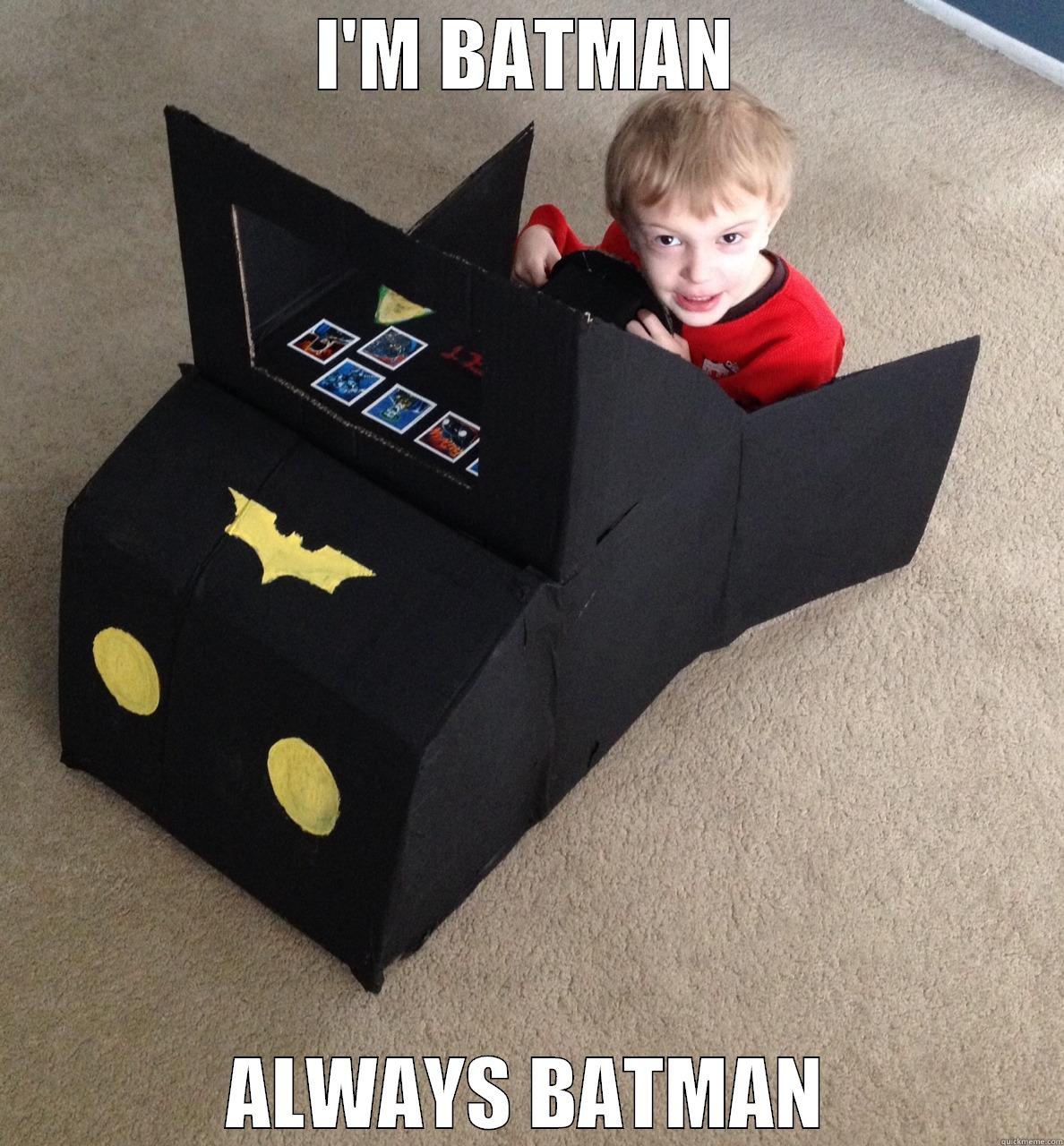 Being Batman - quickmeme