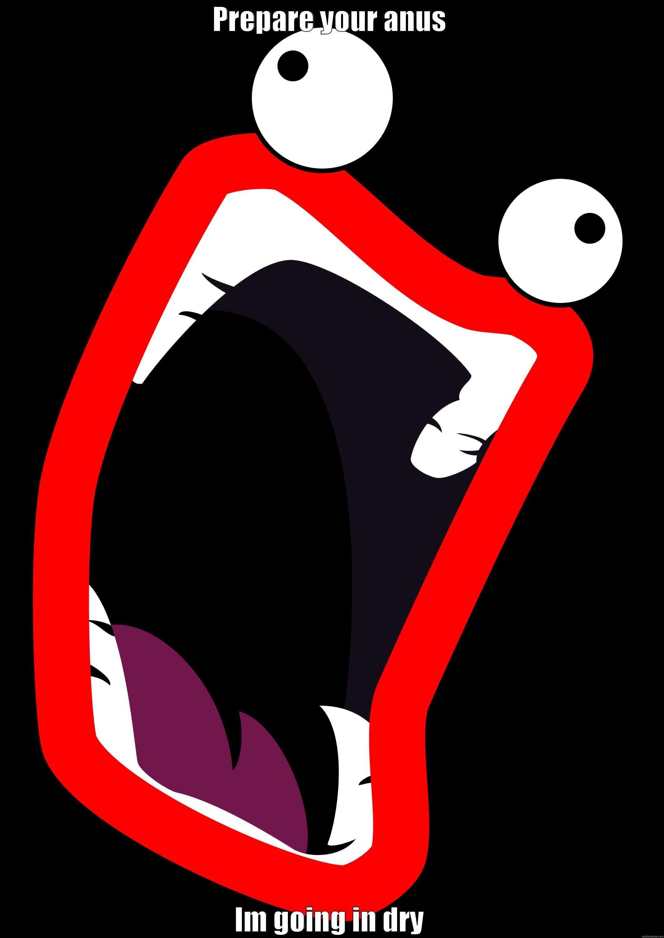 prepare your anus - quickmeme