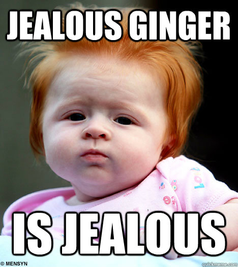 Jealous Ginger is Jealous - Misc - quickmeme