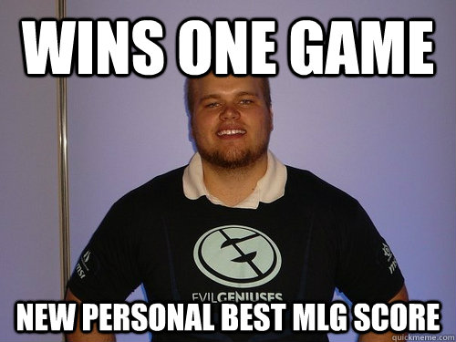 Wins one game New personal best mlg score - Scumbad inControL - quickmeme