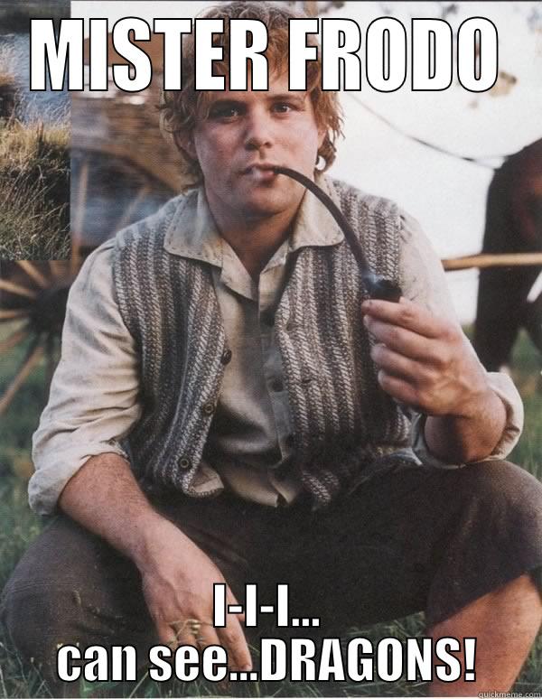 DRAGONS, MISTER FRODO. - quickmeme