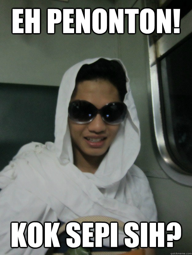 Eh penonton! kok sepi sih? - alalalkal - quickmeme