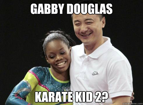 Karate Kid 2? Gabby Douglas - Karate Kid 2 - quickmeme
