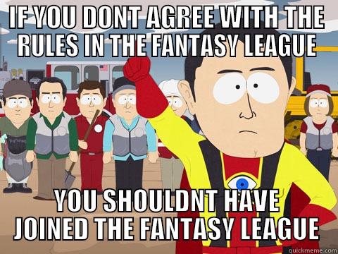 Fantasy league - quickmeme