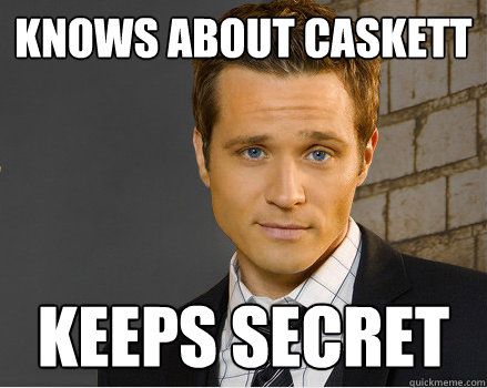 Knows about Caskett Keeps secret - Good Guy Detective Ryan - quickmeme