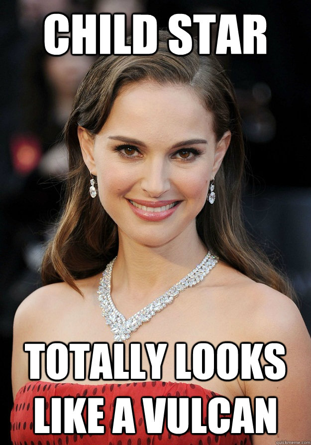 Child star totally looks like a vulcan - Misc - quickmeme