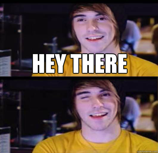 HEY THERE - Alex Gaskarth - quickmeme