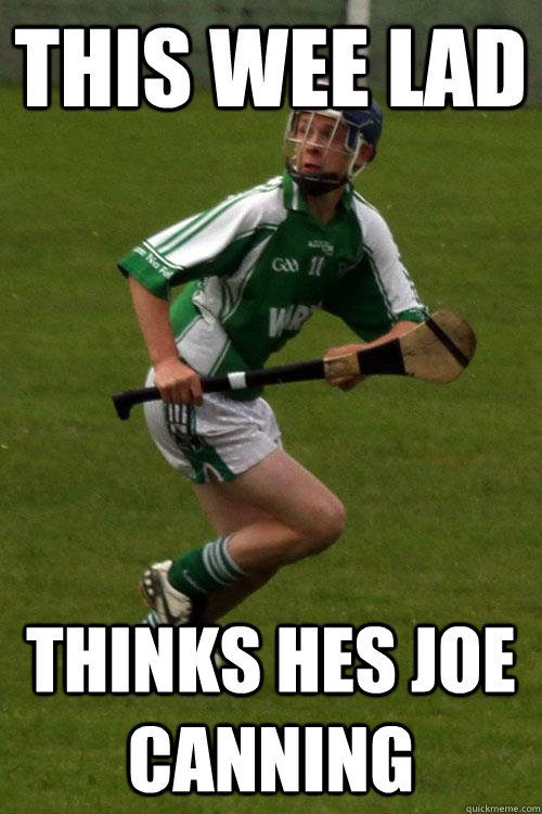 this wee lad thinks hes joe canning - Misc - quickmeme