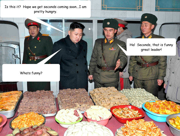 Is this it? Hope we get seconds coming soon...I am pretty hungry. Ha! Seconds, that is funny ...