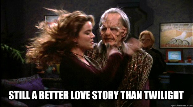 Still a better love story than twilight - Ivanova boom shabalaba - quickmeme