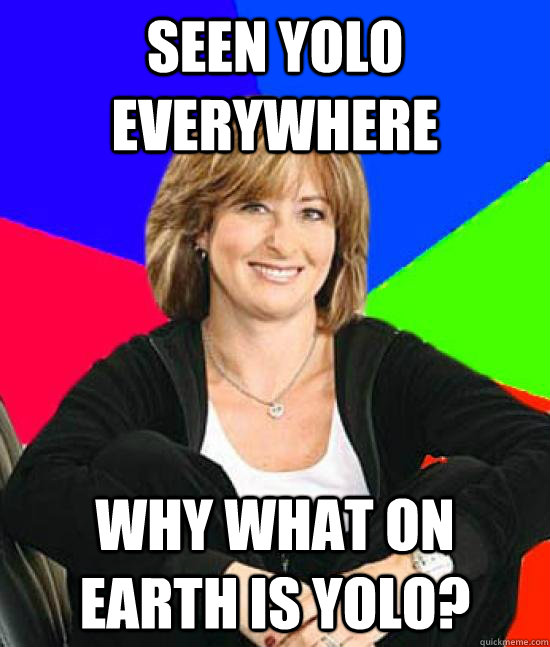Seen yolo everywhere why what on earth is yolo? - Uneducated Internet Mom - quickmeme