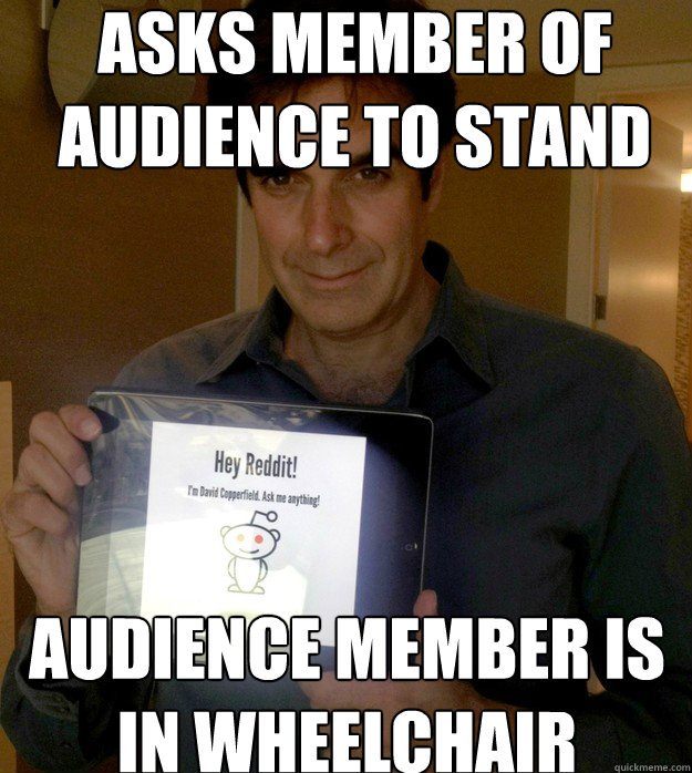 David Copperfield memes | quickmeme