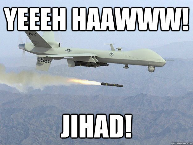 Northrop Grumann says... Hellooo Chechnya - The Canonical Drone - quickmeme
