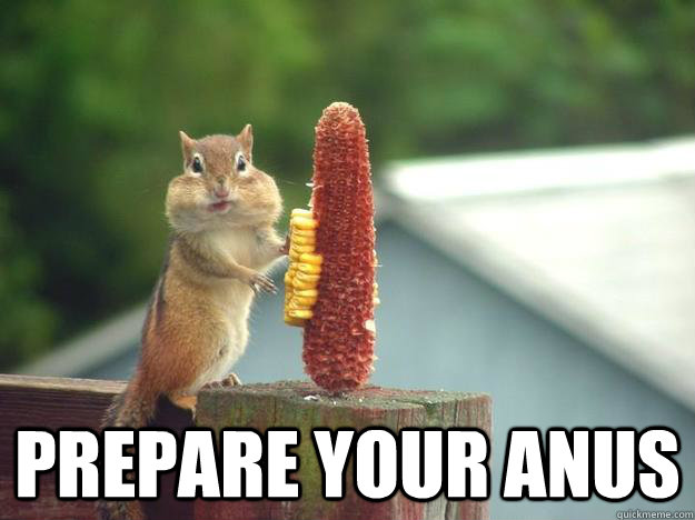 Prepare your anus - Misc - quickmeme