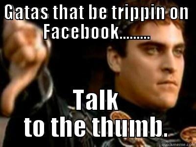 Gatas that be trippin on Facebook - quickmeme