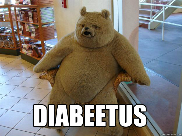 Diabeetus - Blatantly Blazed Bear - quickmeme
