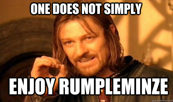 One does not simply enjoy rumpleminze - Boromirmod - quickmeme