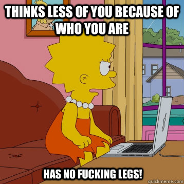 like you knooow whatever - Scumbag Lisa - quickmeme