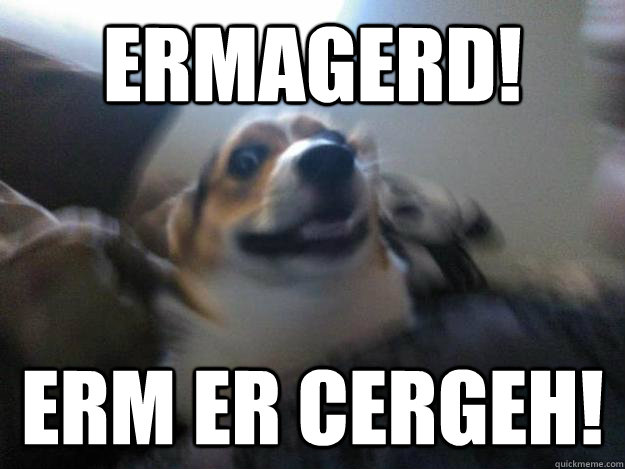 Ermagerd! Erm er cergeh! - Misc - quickmeme