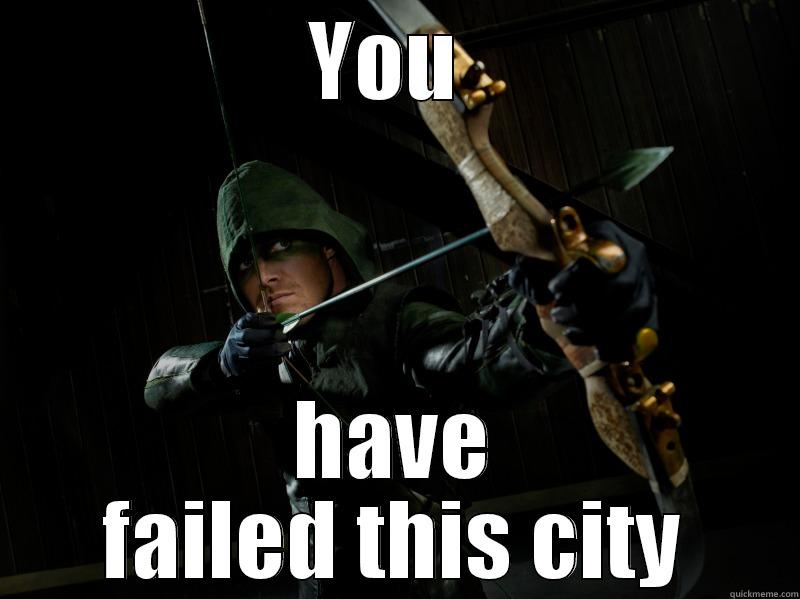 Arrow City Fail - quickmeme