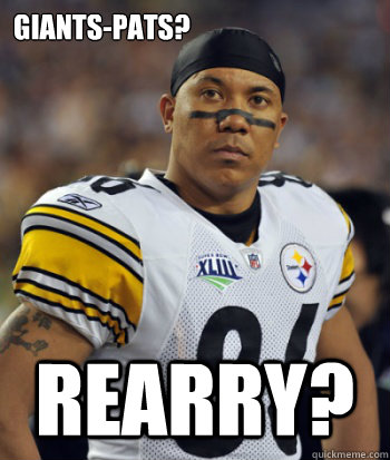 GIANTS-PATS? REARRY? - Hines Wald - quickmeme