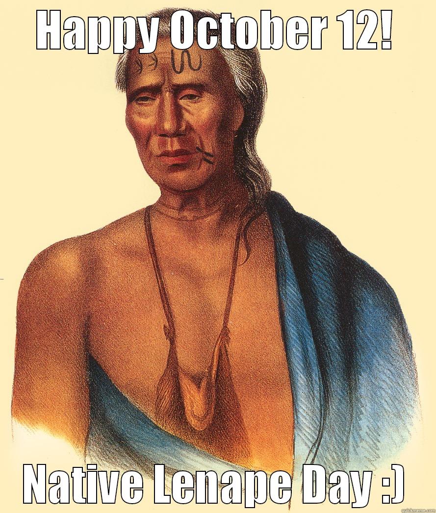 Native Lenape Man - quickmeme