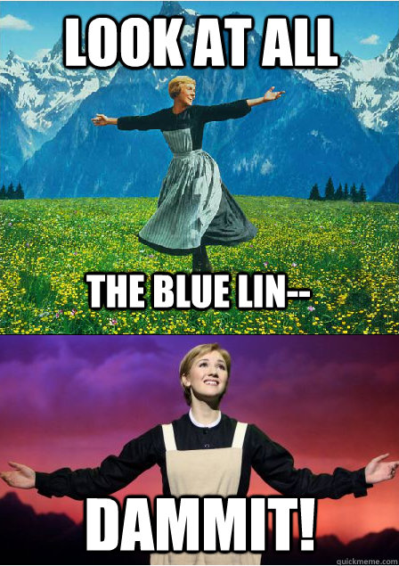Look at all The blue lin-- dammit! - Look at all the DAMMIT - quickmeme
