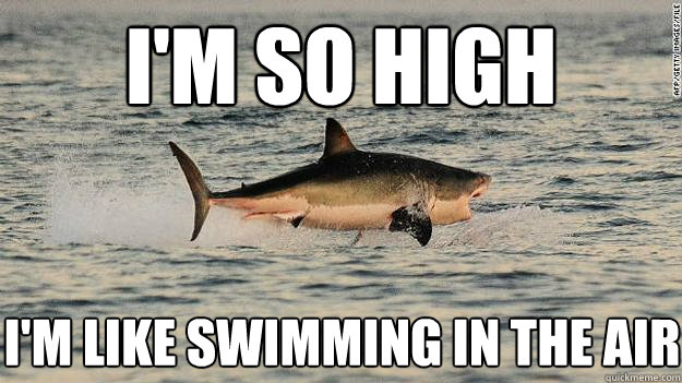 where is your god now? - High Flying Super Shark - quickmeme