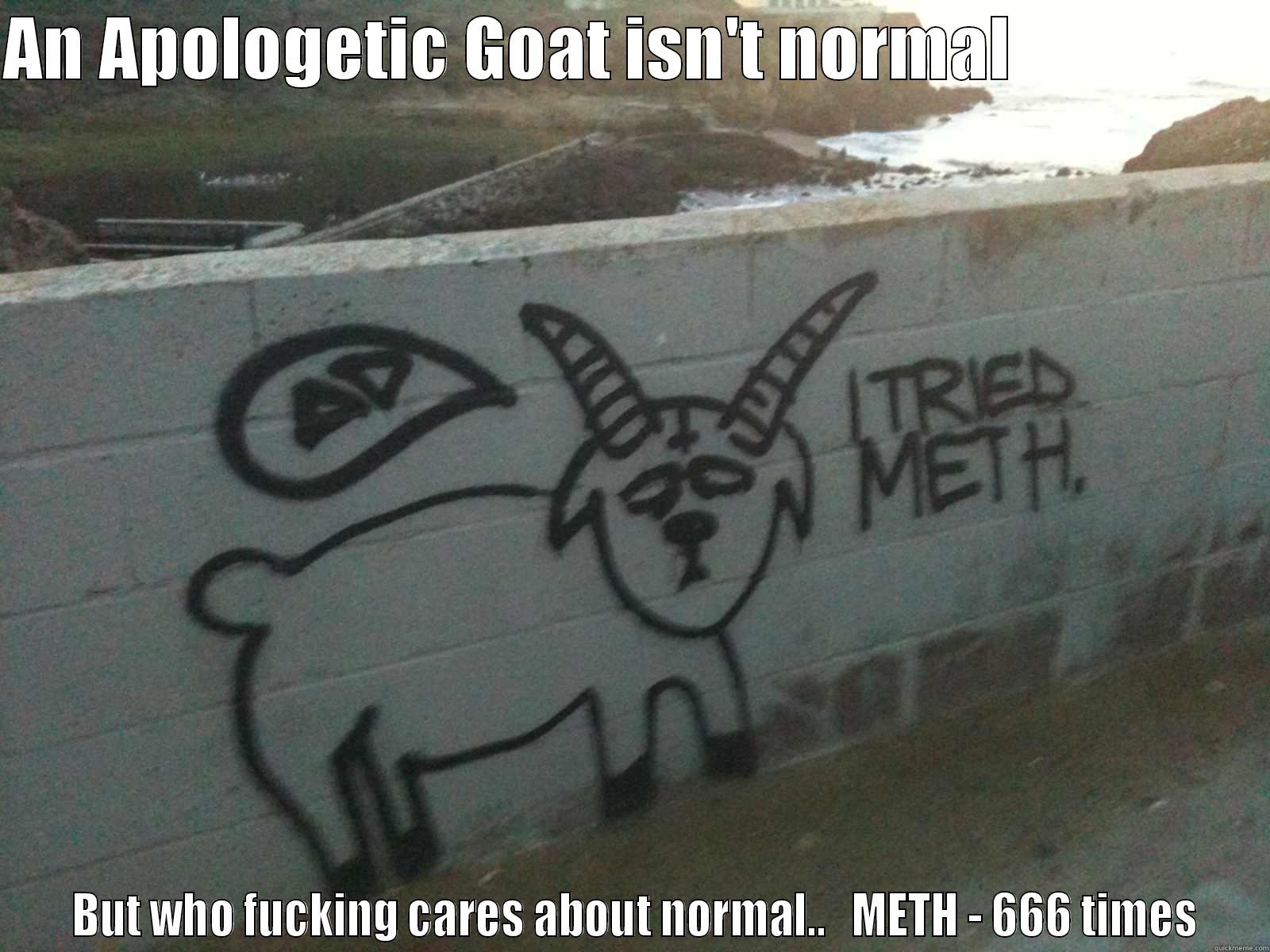 meth goat - quickmeme