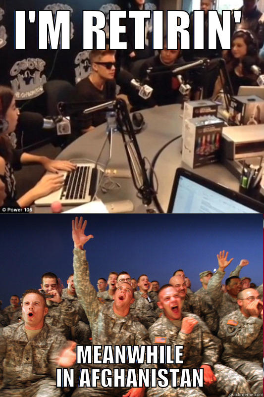 Justin Bieber announces retirement - quickmeme