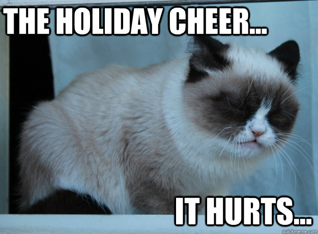 The Holiday Cheer... it hurts... - Misc - quickmeme
