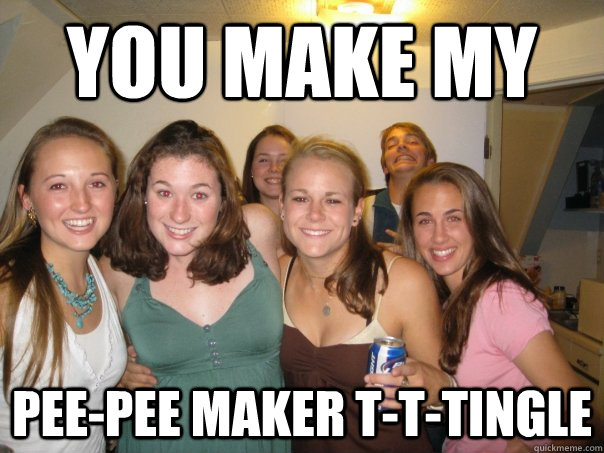 you make my pee-pee maker t-t-tingle - Simple Brian - quickmeme